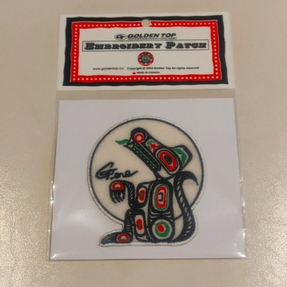 Other | 3 Embroidered Patch Wolf Indigenous Design | Poshmark